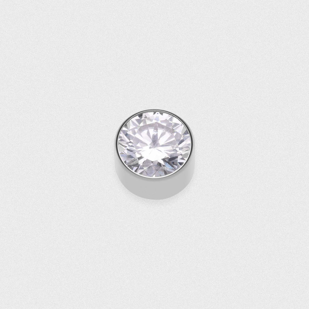 Bejewelled Stud Titanium Threaded Top | Threaded Jewellery | SIBJ