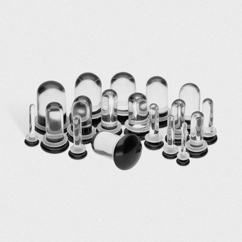 Black Glass Dead Stretching Kit | Painless Ear Stretching Kit