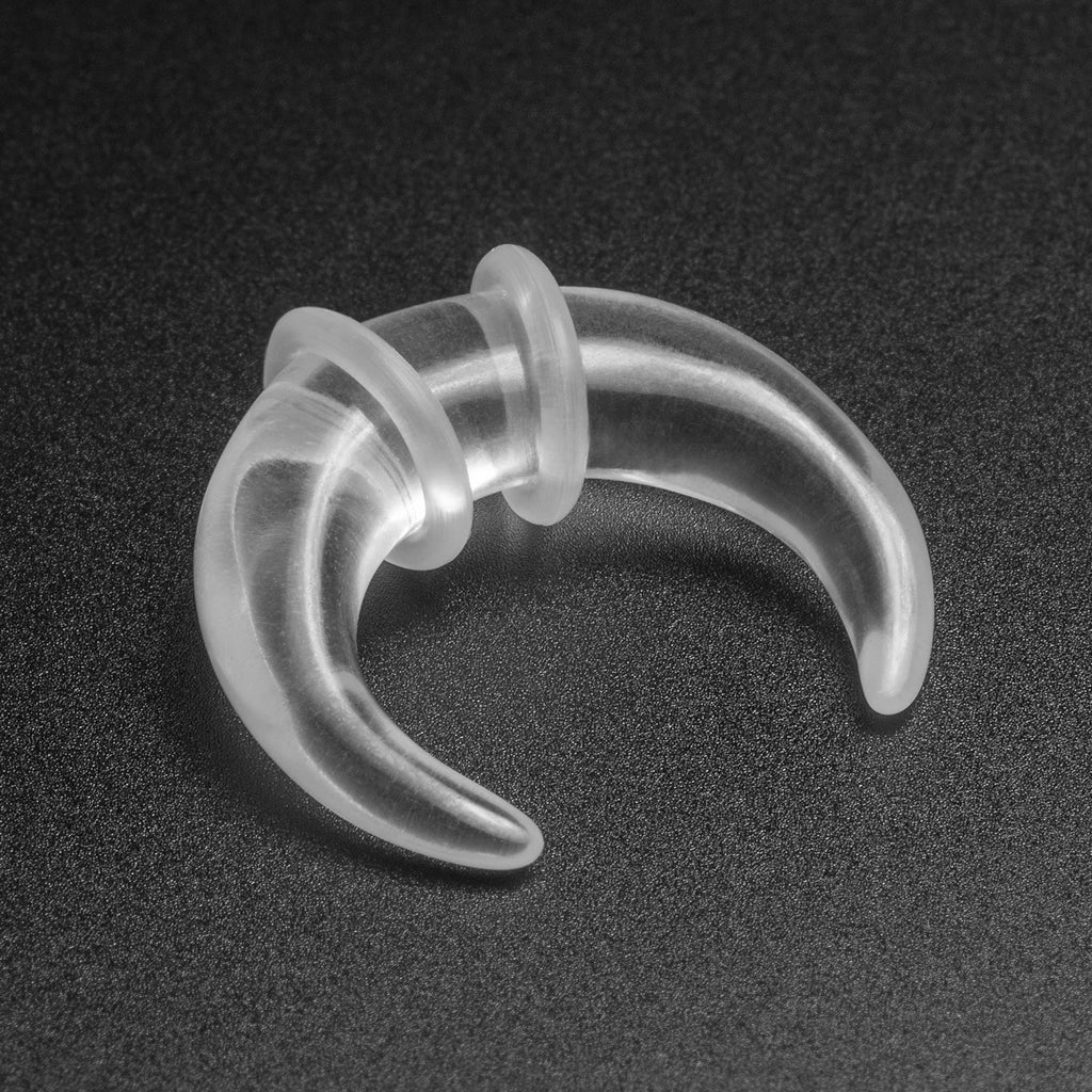 Clear Glass Pincher | Lobe & Septum Pinchers | Stretch It Body Jewellery