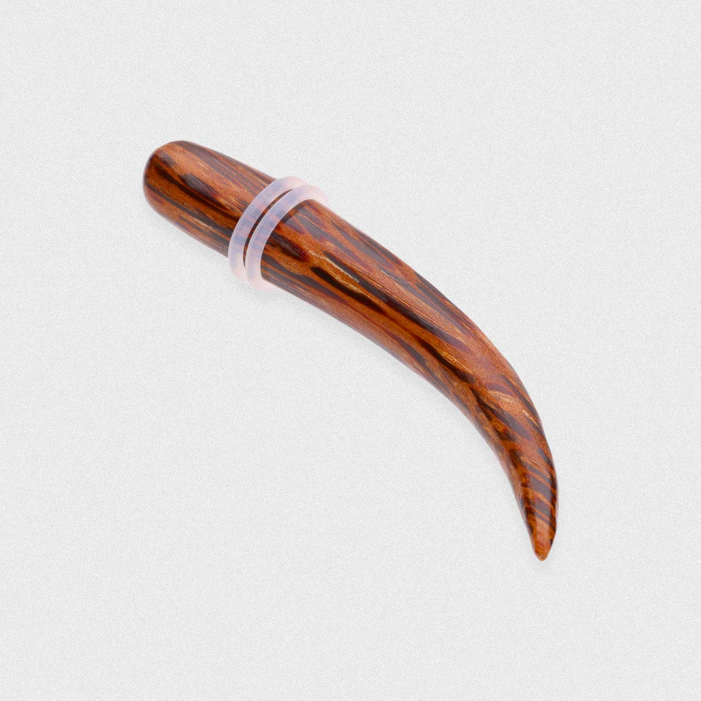 Coconut Wood Curved Taper | 3mm - 10mm | Stretch It Body Jewellery