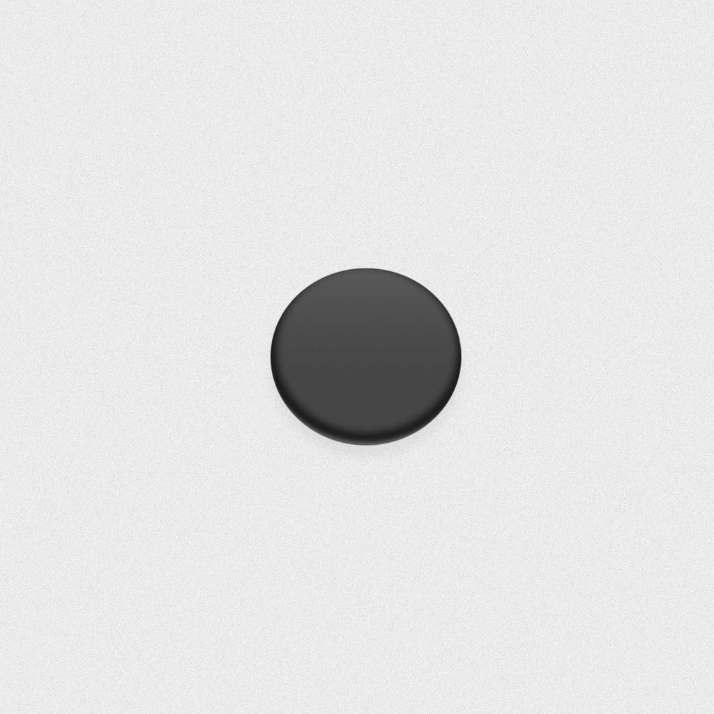 Flat Disc Black PVD Titanium Threaded Top | Threaded | SIBJ