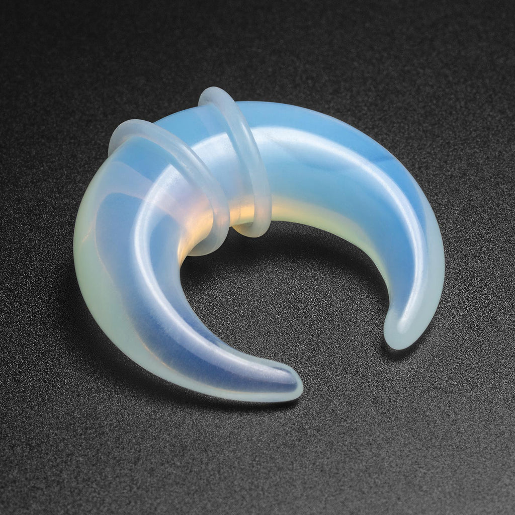 Opalite Pincher | Stone & Glass Septum Pinchers & Ear Gauges – Stretch ...