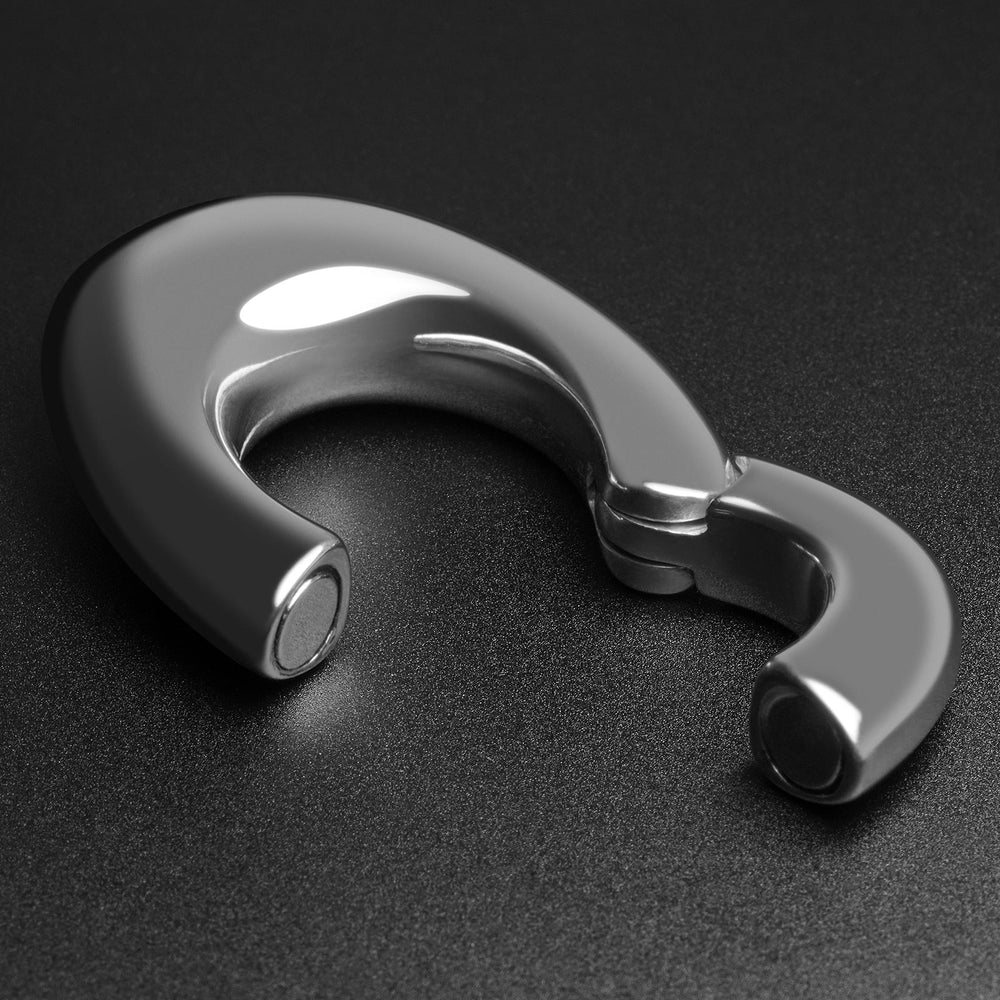 Oval Surgical Steel Magnetic Ear Weight | Ear Hangers | Stretch It