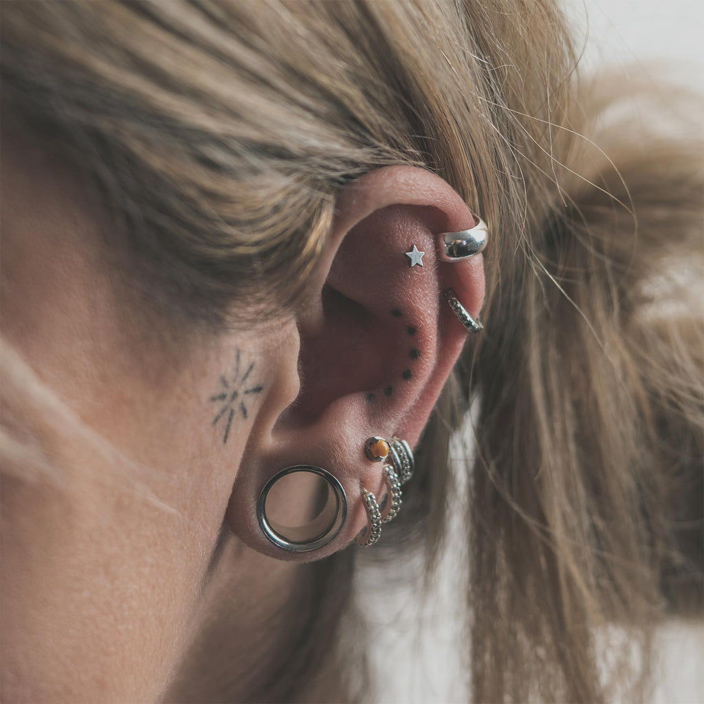Plain 925 Silver Ear Cuff | Stretch It Body Jewellery