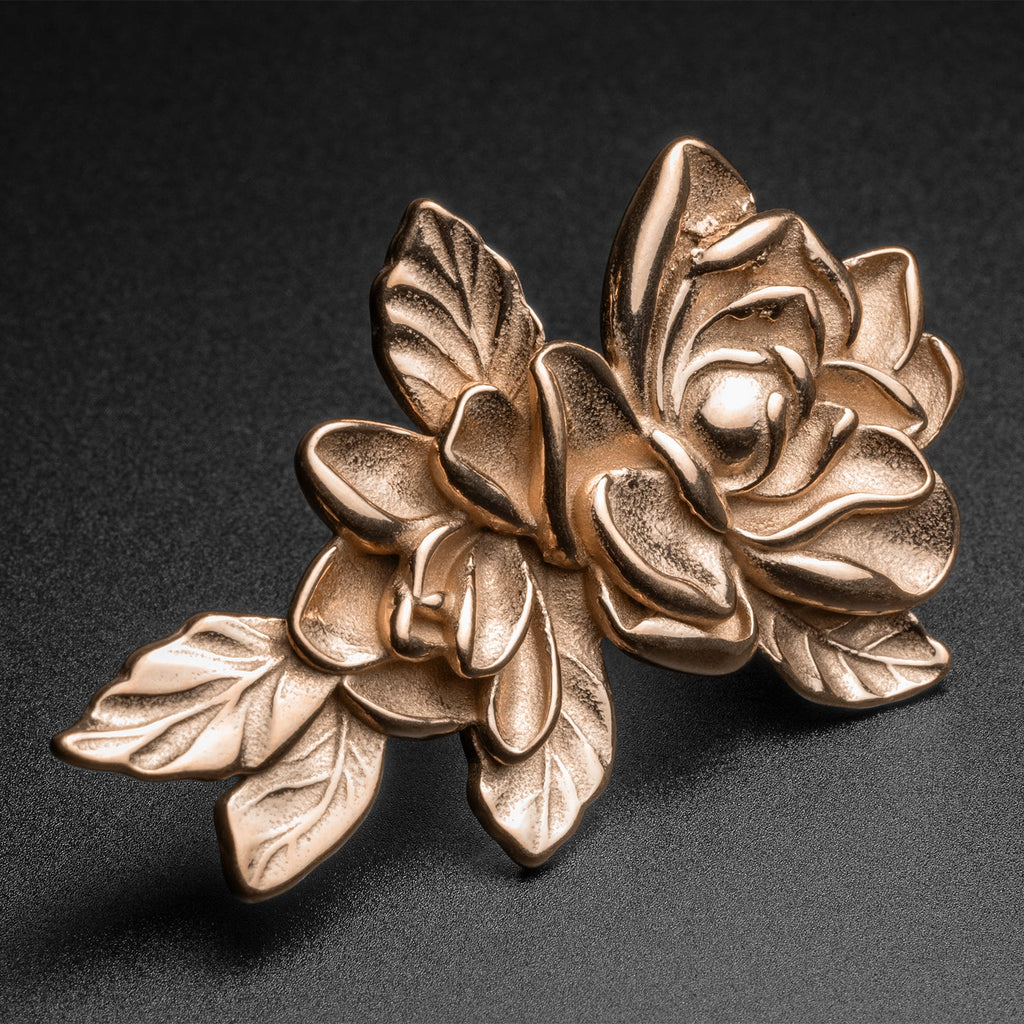 Rose And Vine Rose Gold PVD Ear Weight | Ear Hangers | Stretch It