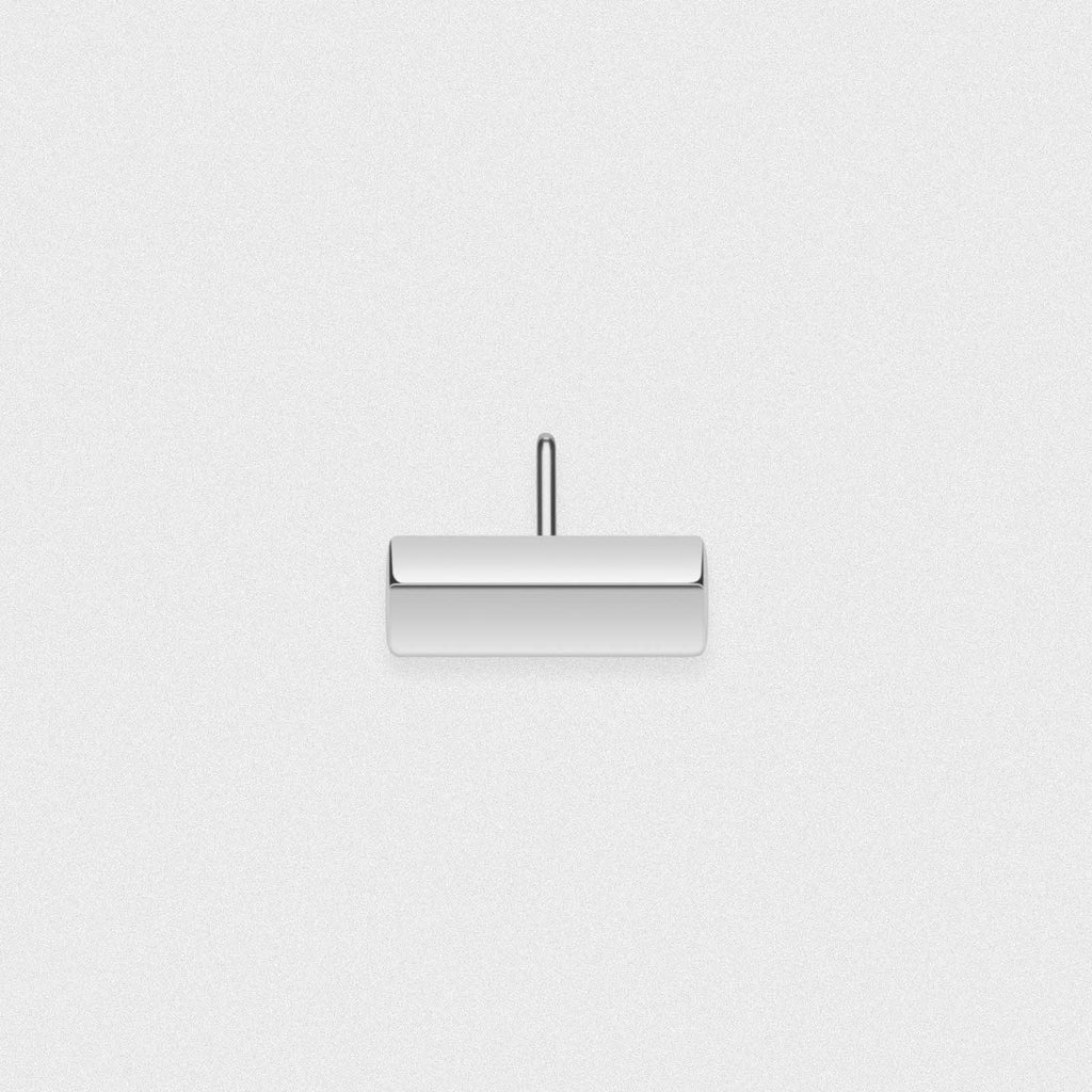 Silver Bar 925 Silver Threadless Top | Threadless Body Jewellery