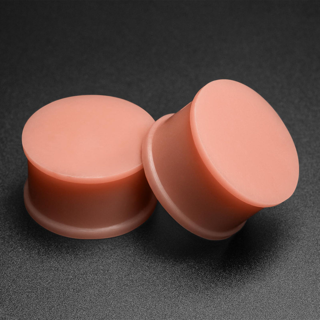 Skin Tone C Silicone Double Flare Hider Plug | Silicone Flesh Hiders ...