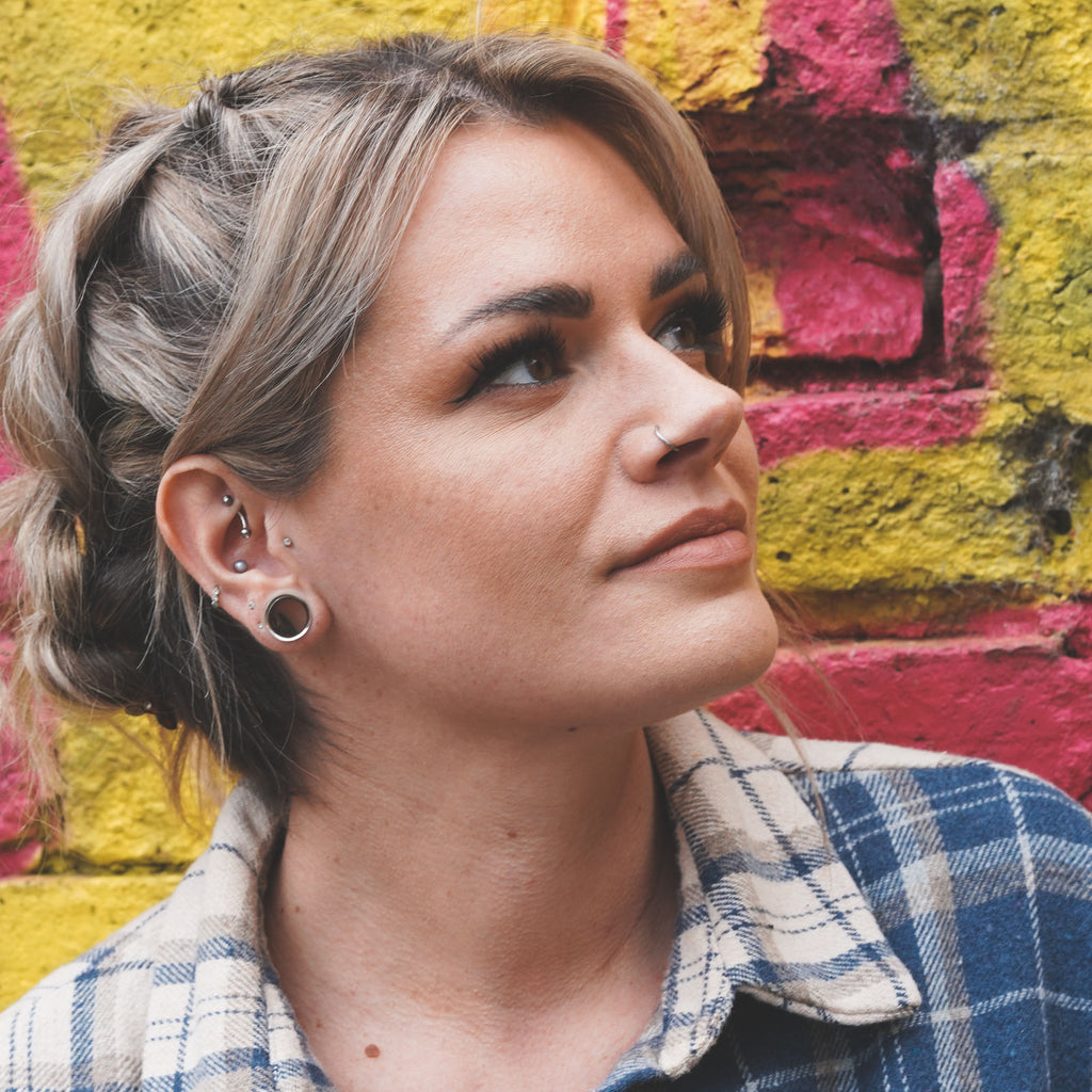 Titanium Single Flare Tunnel | Titanium Flesh Tunnels & Ear Gauges ...