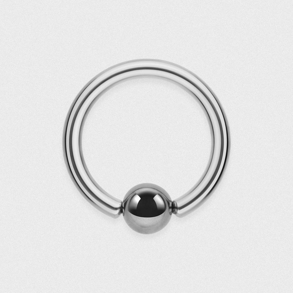 Titanium BCR Ball Closure Ring | Mirror Polish | Body Jewellery | SIBJ
