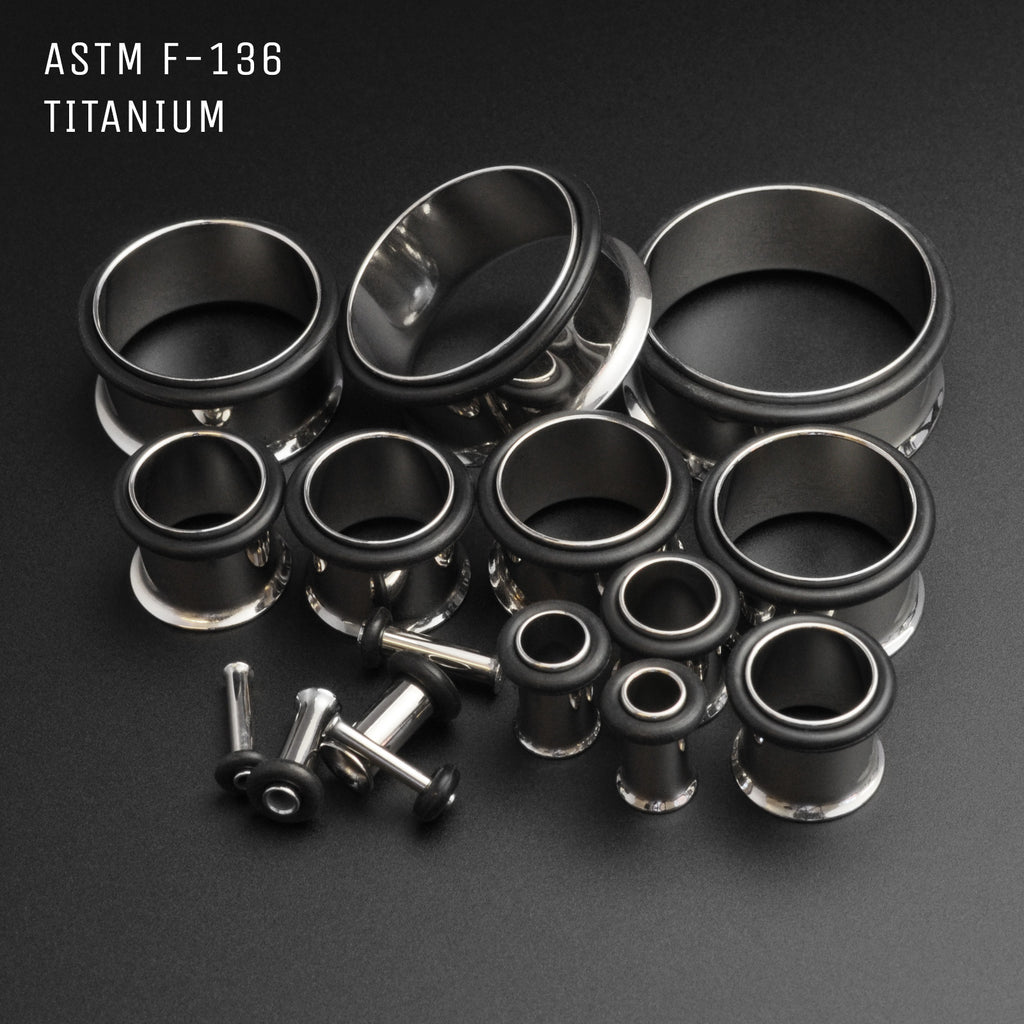 Titanium Single Flare Tunnel Kit | Pain-Free Ear Stretching Kits