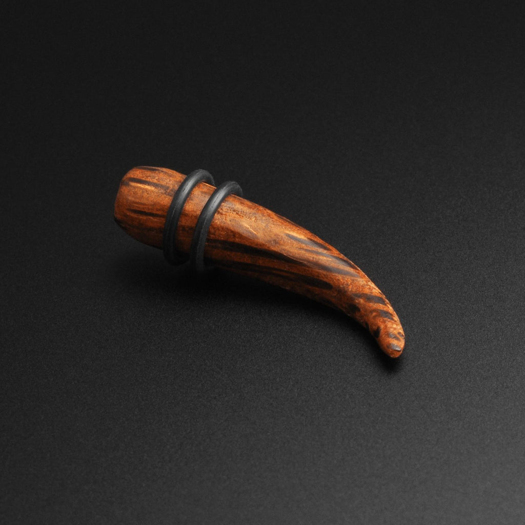Coconut Wood Curved Taper | 3mm - 10mm | Stretch It Body Jewellery