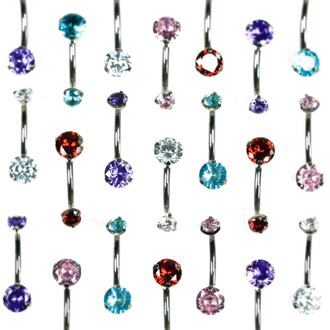 Titanium Belly Bars | Belly Button Bars & Rings For Pierced Navel