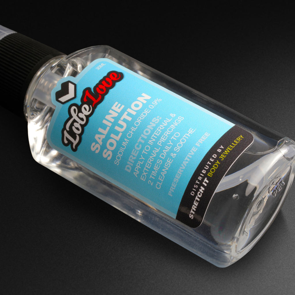 LobeLove™ Professional Saline Spray | Saline Solution For Piercings